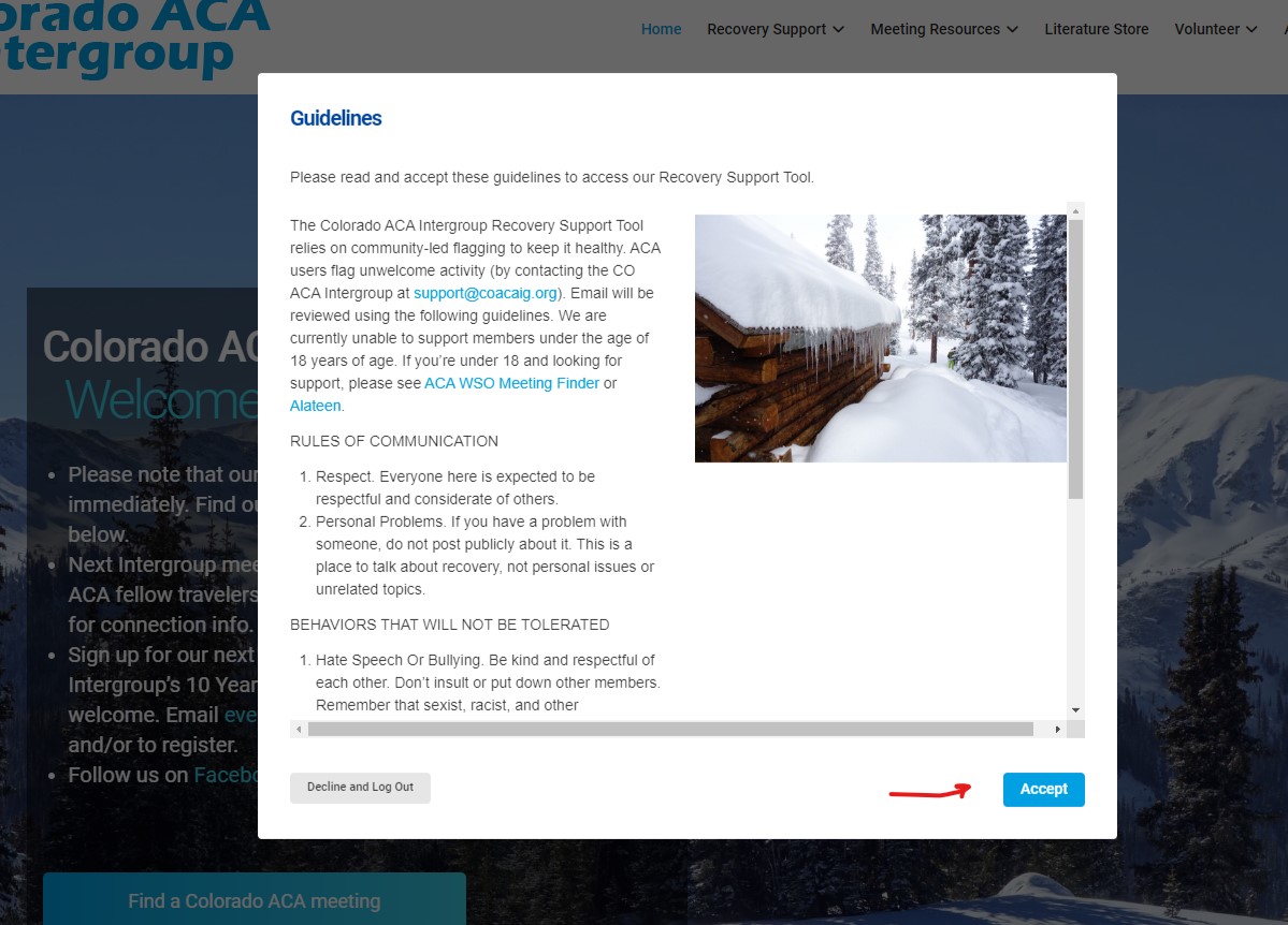 How to Use the ACA Recovery Support Tool - Colorado ACA Intergroup